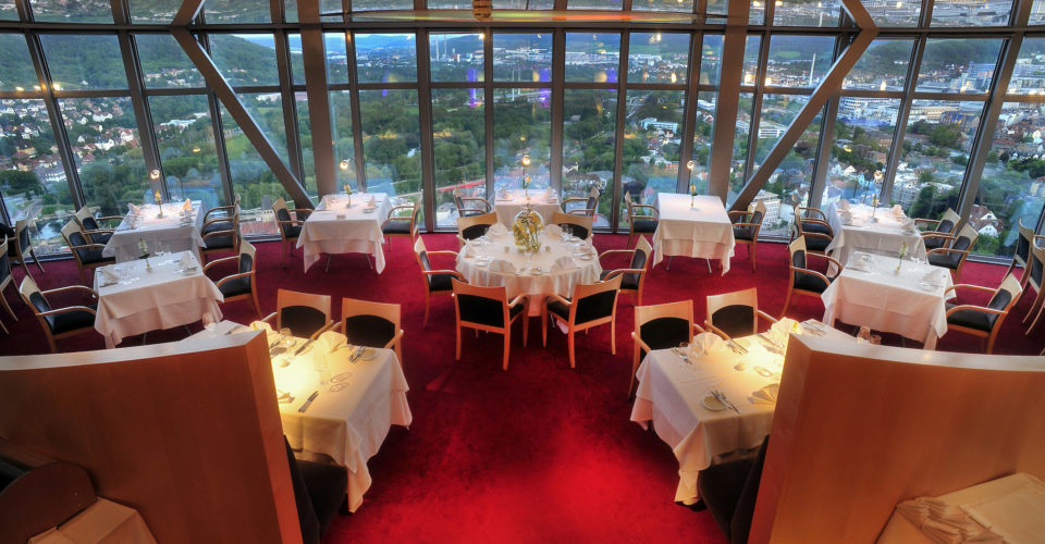 Jentower | Aussichtsplattform | Scala-Restaurant | Jena